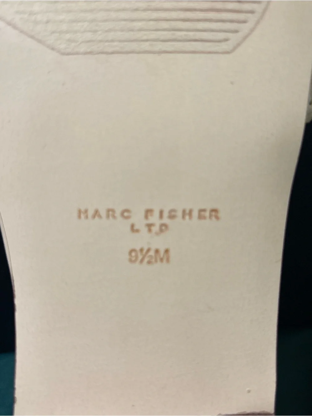 Marc Fisher | Shoes | Marc Fisher Murphy Flat Sandal Womens 95 M Light ...